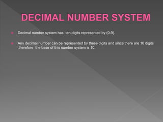 Number system | PPTX