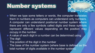 Number system computer fundamental | PPTX