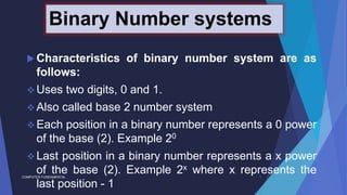 Number system computer fundamental | PPTX