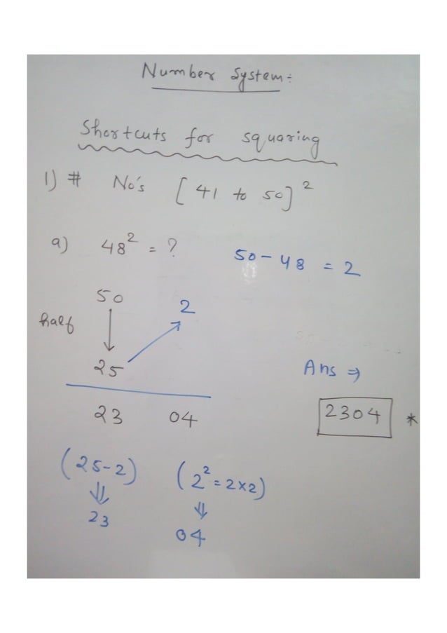 Number system and speed maths for maths learners | PDF