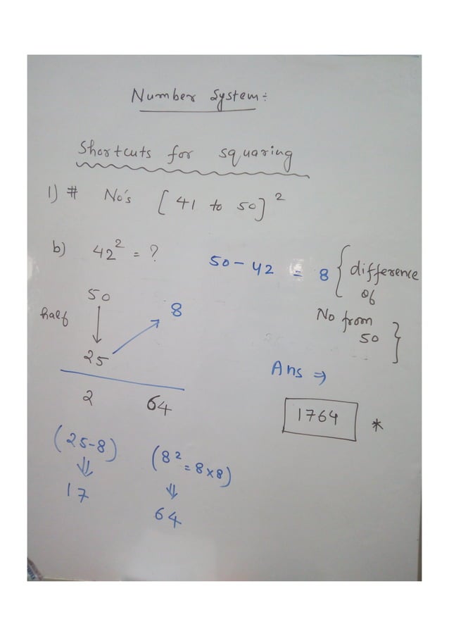 Number system and speed maths for maths learners | PDF