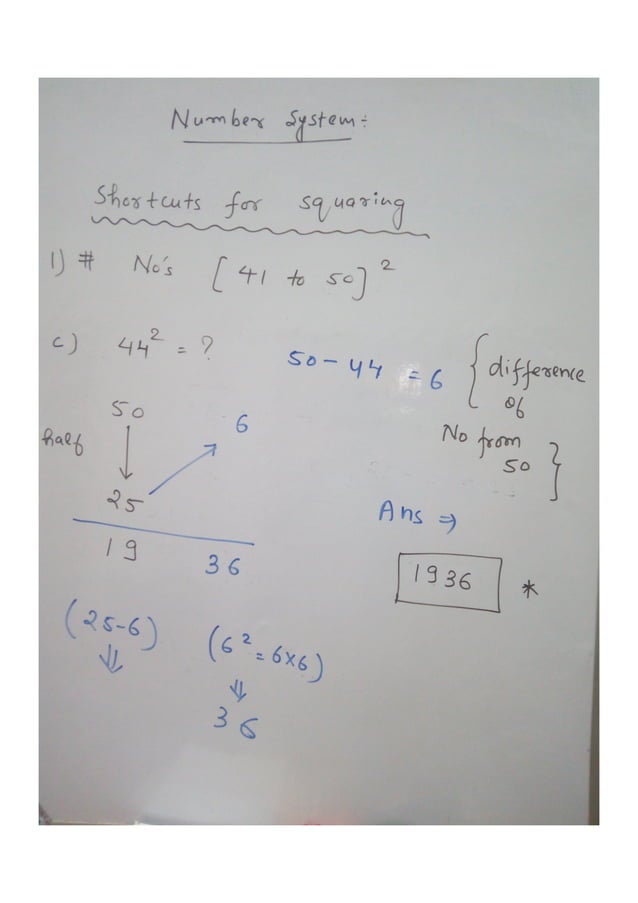 Number system and speed maths for maths learners | PDF
