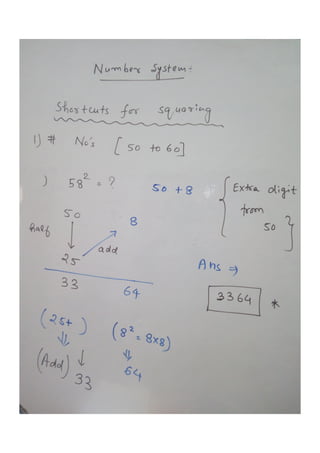 Number system and speed maths for maths learners | PDF