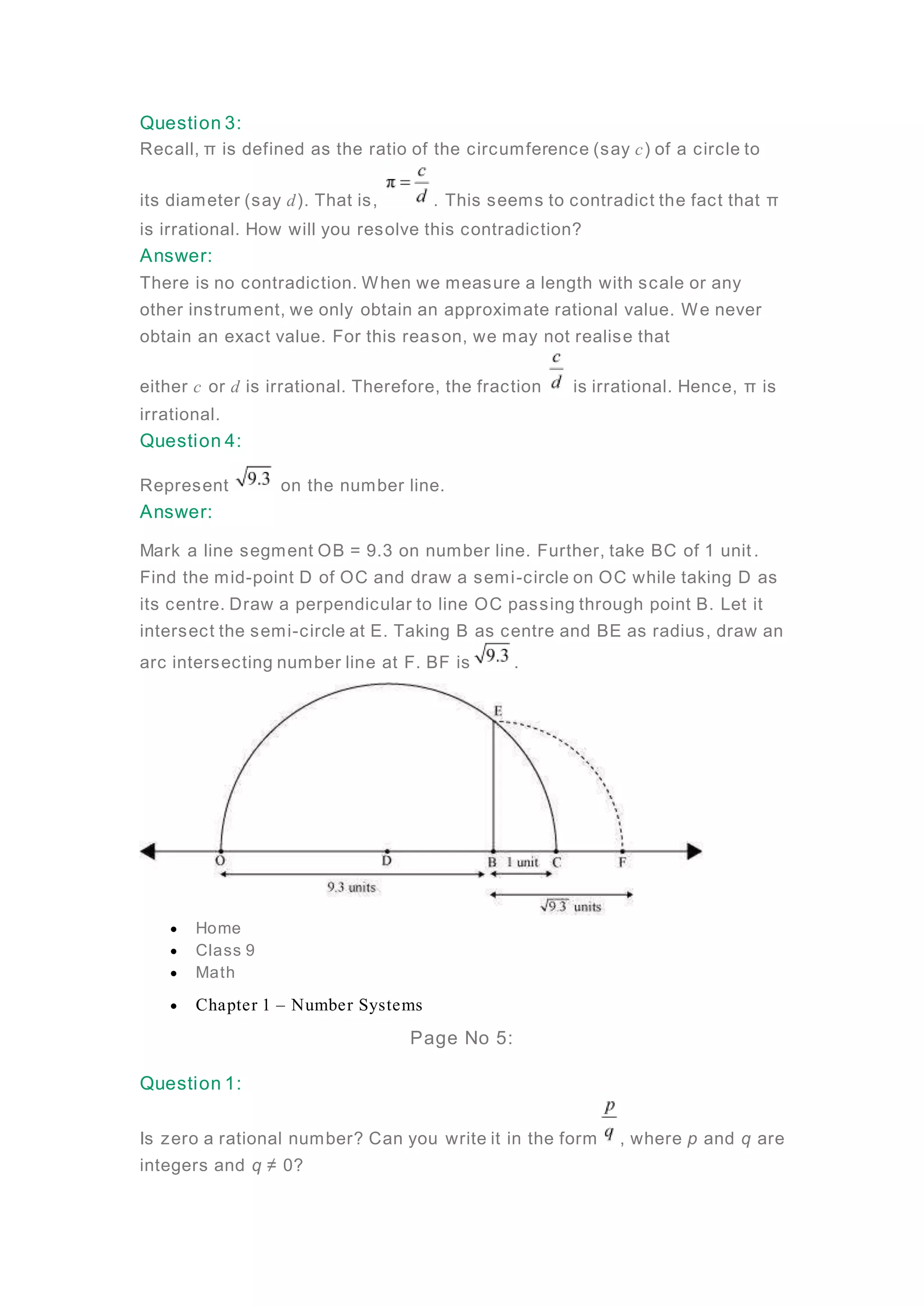 Number system By expert's class Ahmedabad | DOC