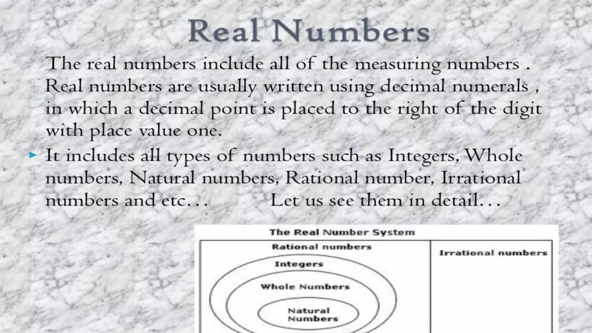 Number System Class 9 | Ppt