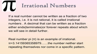 Number system class 9 | PPTX