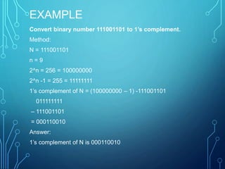 Number system conversion | PPTX