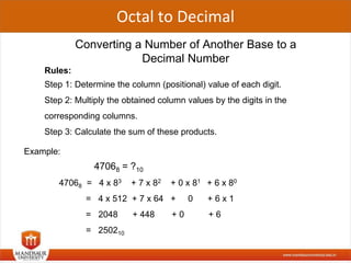 Number system and their conversion | PPTX