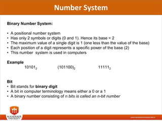 Number system and their conversion | PPTX