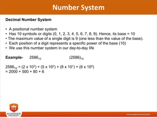 Number system and their conversion | PPTX