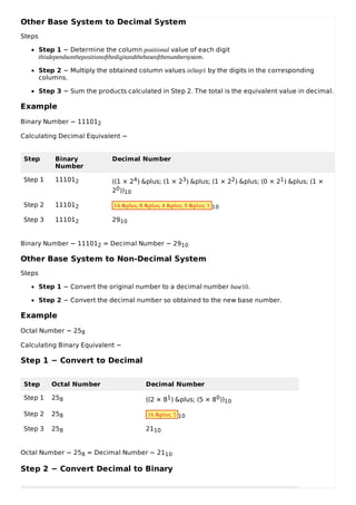 Number System Conversion | PDF