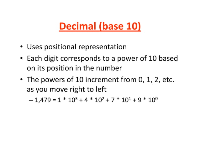 Number System Conversion | BCA | PDF