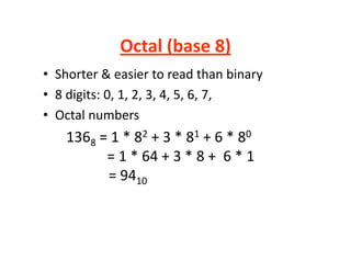 Number System Conversion | BCA | PDF