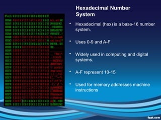 number system with diffrencent types of its | PPT
