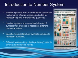 number system with diffrencent types of its | PPT