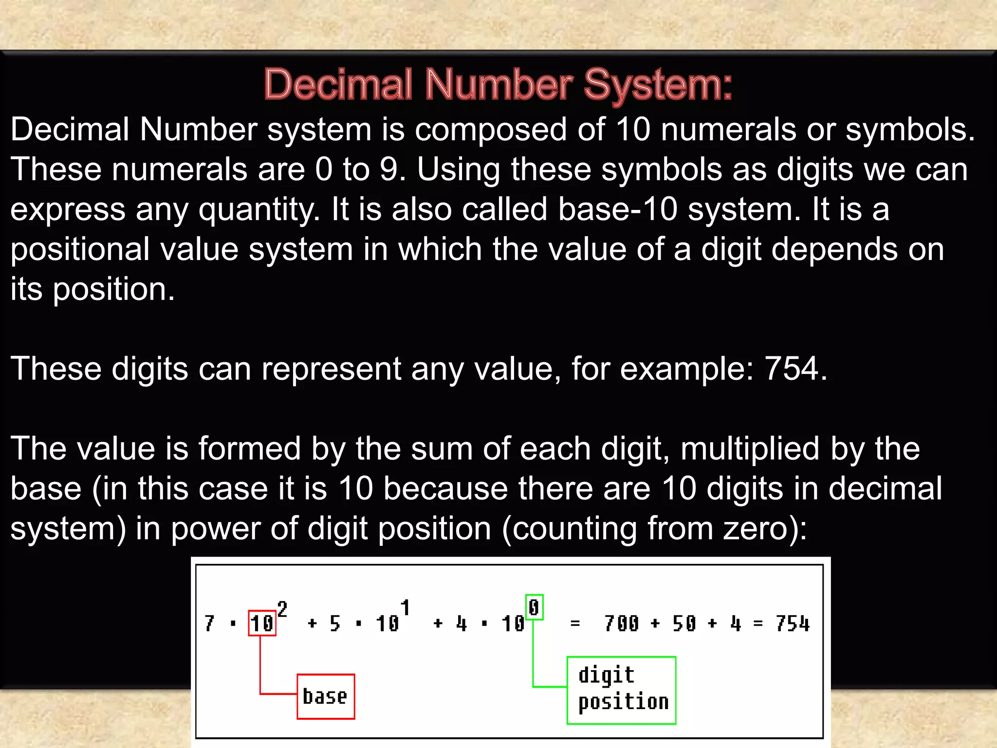 Number systems | PPTX | Computing | Technology & Computing