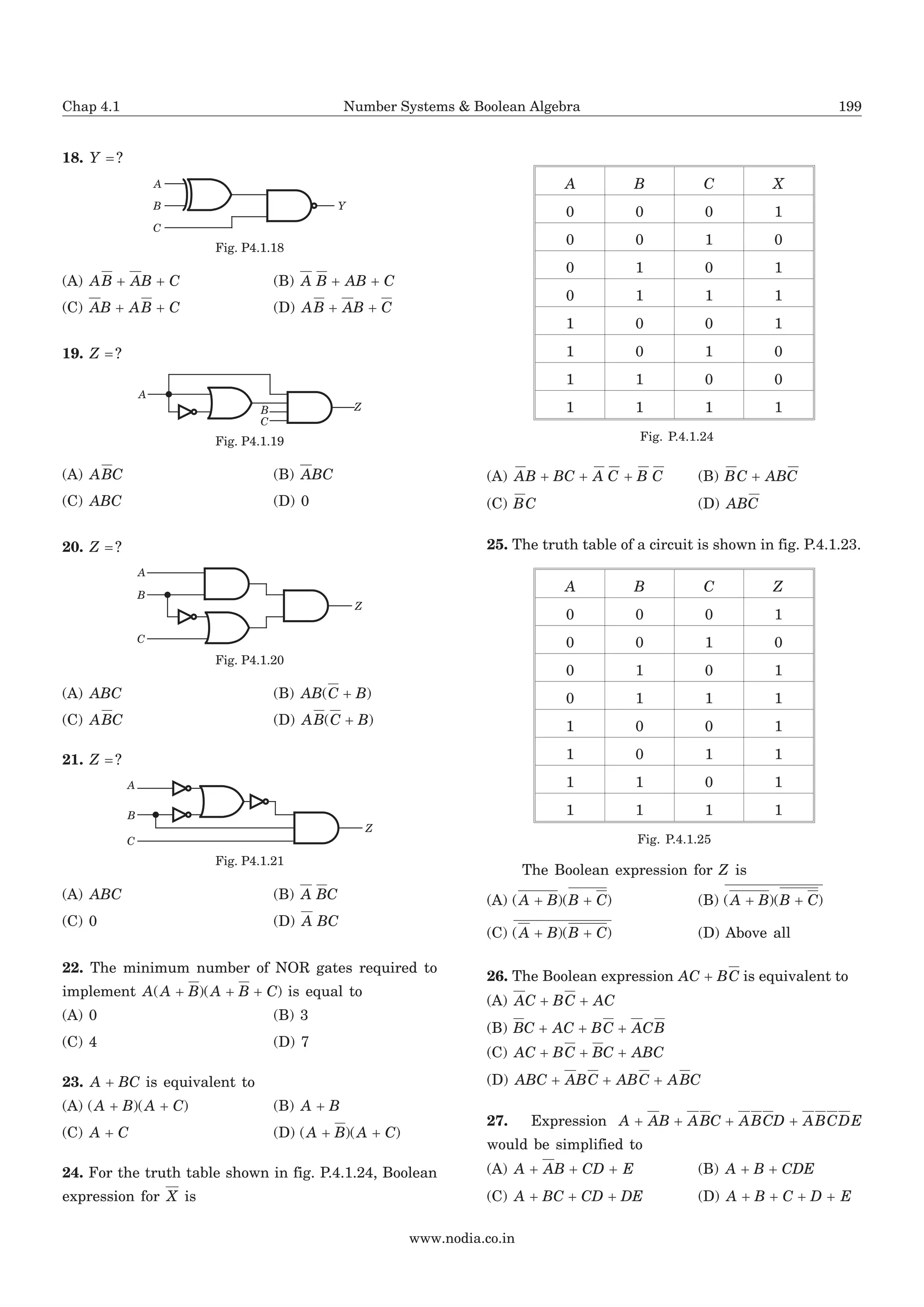 Number Systems And Boolean Reduction Pdf