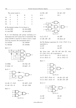 Number systems and Boolean Reduction | PDF