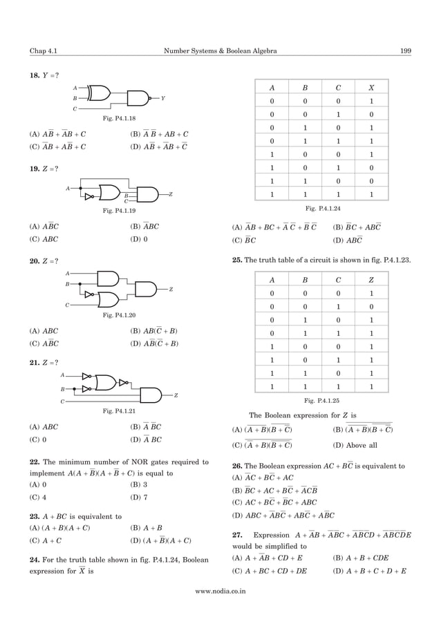 Number systems and Boolean Reduction | PDF