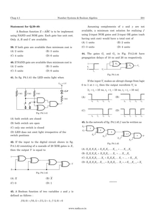Number systems and Boolean Reduction | PDF