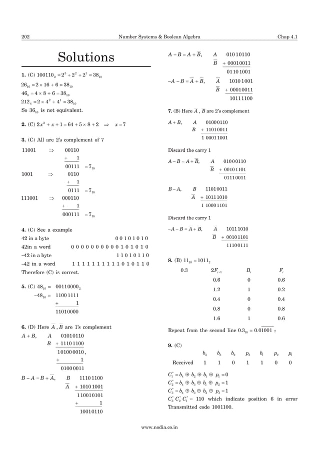 Number systems and Boolean Reduction | PDF