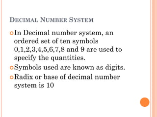 Digital Electronics- Number systems & codes | PPT
