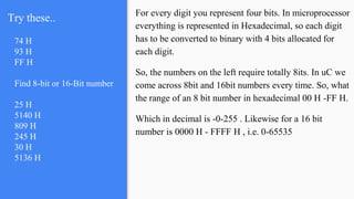 Binary, Decimal and Hexadecimal | PPTX