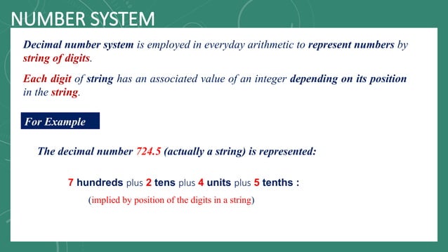 Number systems conversion and solution with exercise | PPTX