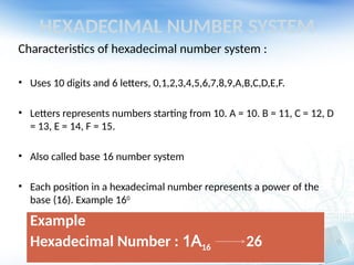 number system _ppt unit1................. | PPTX