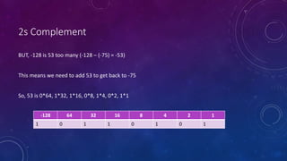 Number systems - binary, BCD, 2s comp | PPTX