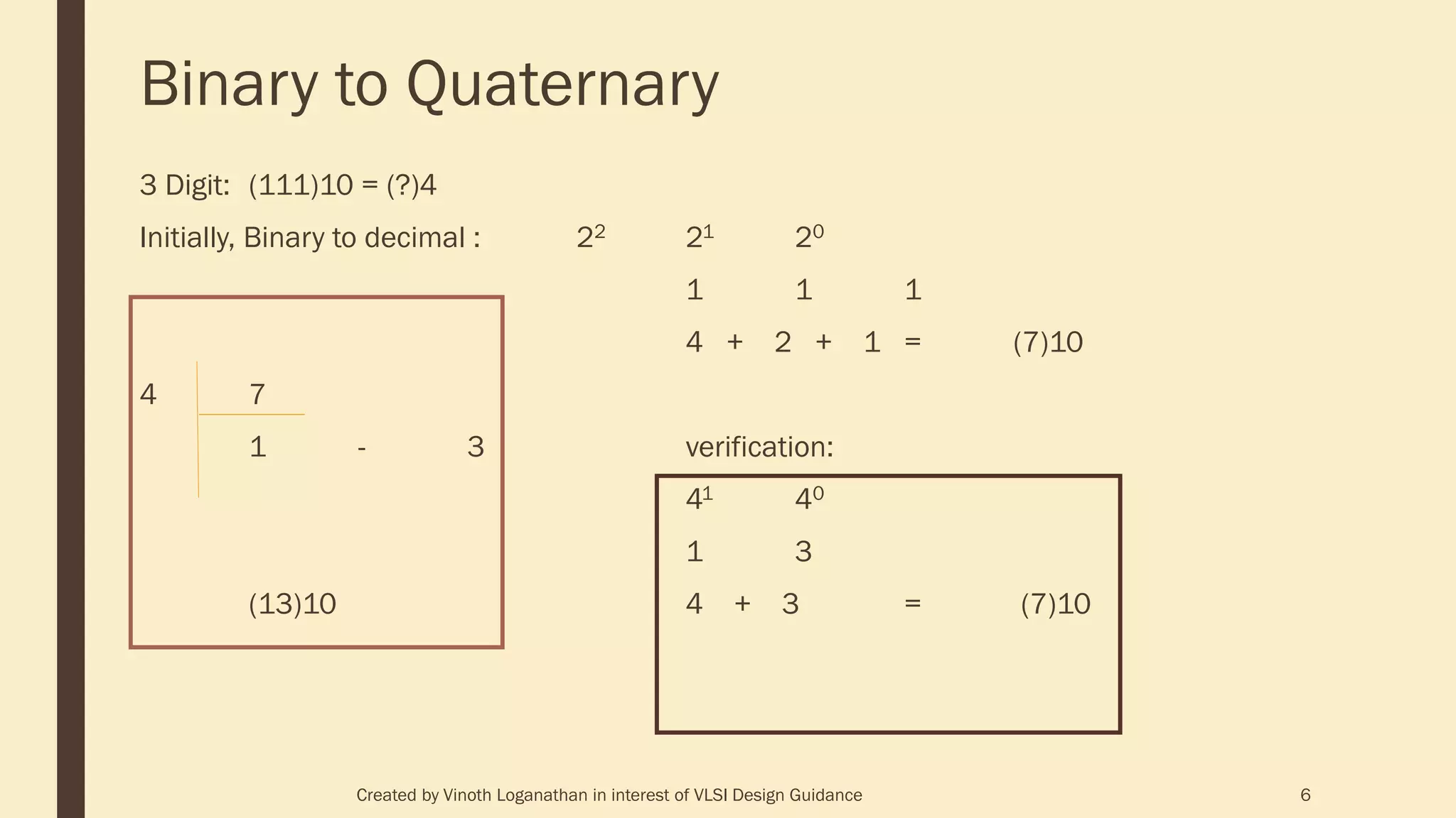 Number systems explained with base-4 | PDF | Physics | Science
