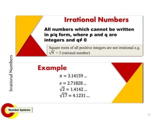 Types of Numbers | PPTX
