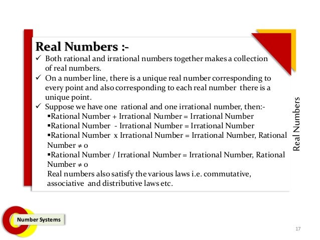 Types of Numbers