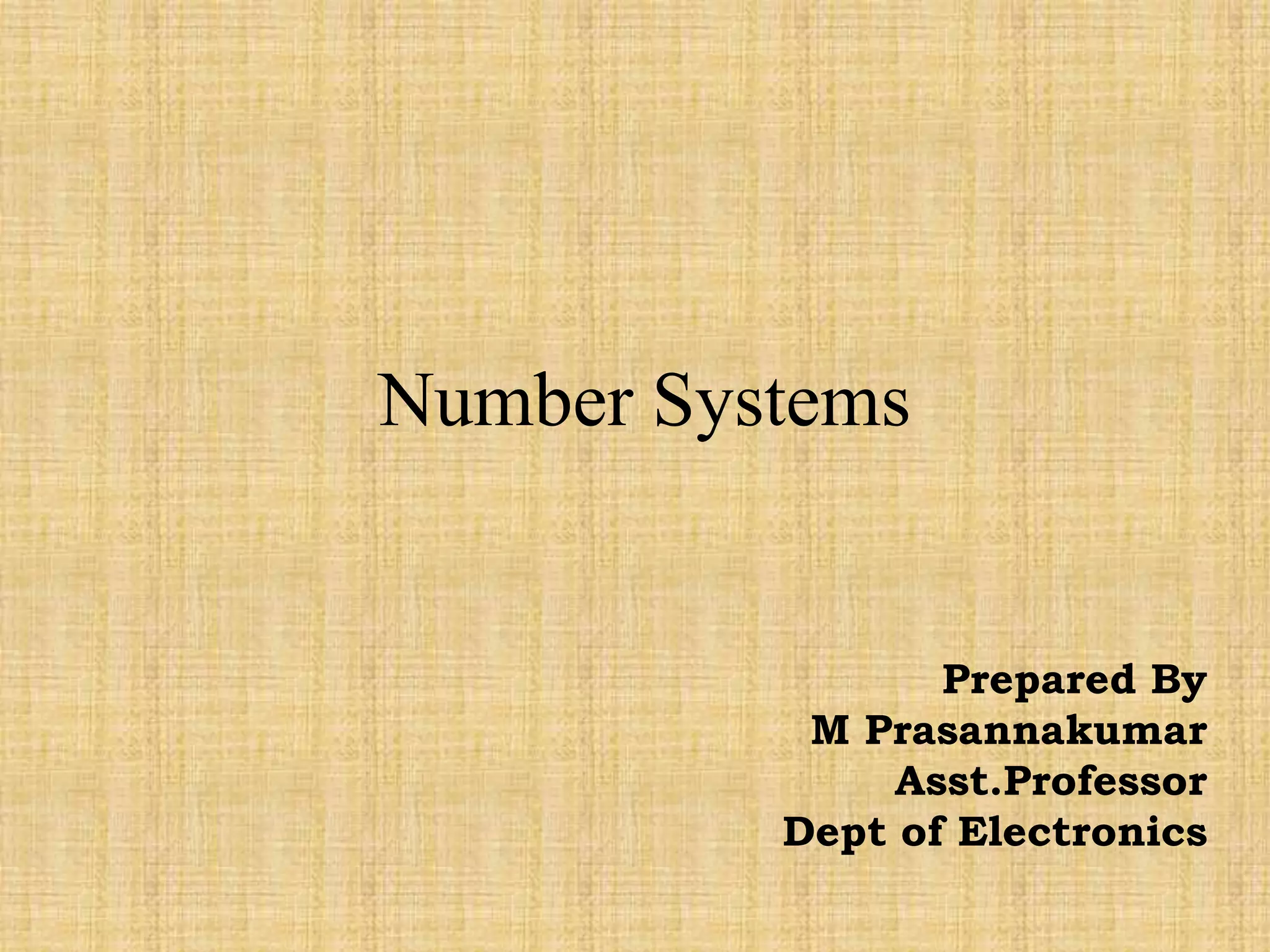 Number systems r002 | PPT