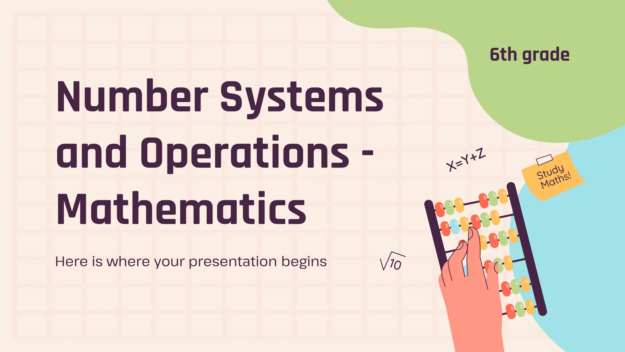 Number Systems and Operations - Mathematics - 6th grade by Slidesgo.pptx | Chemistry | Science
