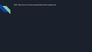 Number Systems Class - 9 CBSE NCERT .pptx