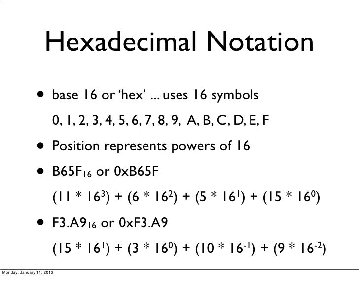 Number Systems CPSC125