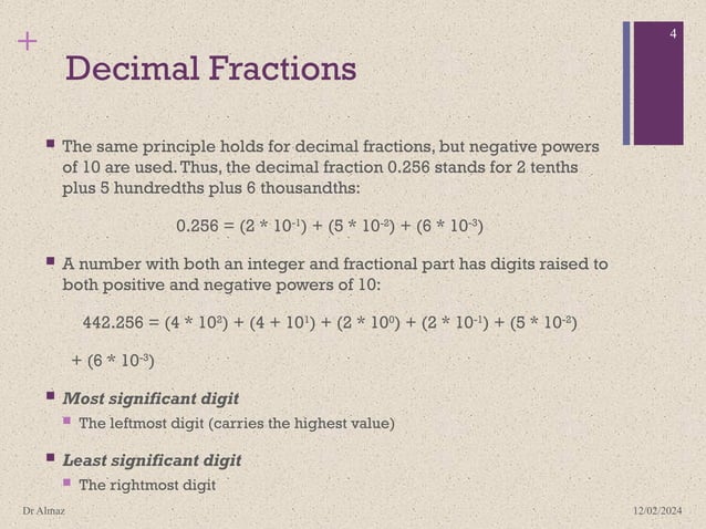 Computer Architecture Number Systems.pptx