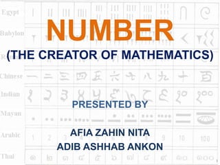 Number the creator of mathemetics | PPTX | Islam | Religion & Spirituality