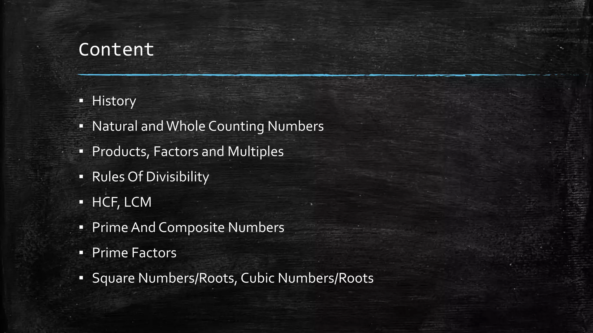 Number theory Grade 7, 8 and 9 | PPTX