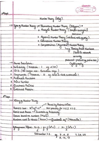 Number Theory Notes - Ronak Sumbaly | PDF