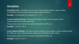 Number theory | PPTX