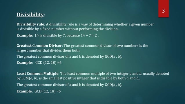 Number theory | PPT