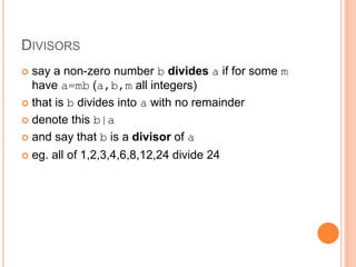 Number theory | PPT
