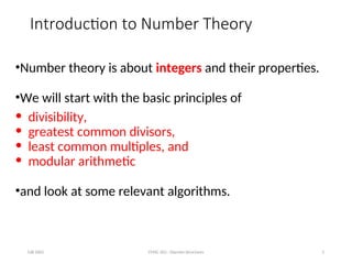number_theory_introduction and important topics | PPT