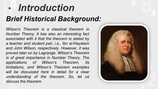 Number Theory - Presentation - Wilson's Theorem.pdf