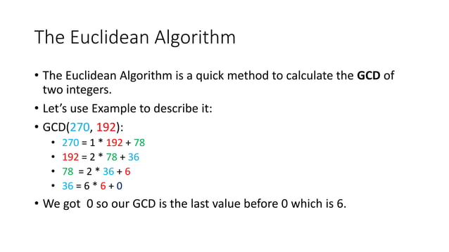 Number theory and cryptography | PPTX | Information and Network ...