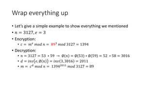 Number theory and cryptography | PPTX