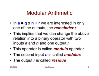 Number Theory and Its Applications in Cryptography | PDF