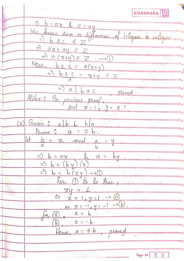 Number theory Notes - Akshansh